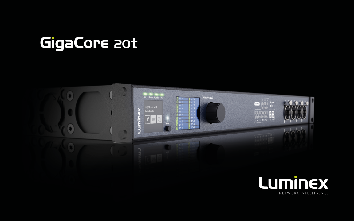 Luminex introduces five new versions to the GigaCore pro AV range of ...