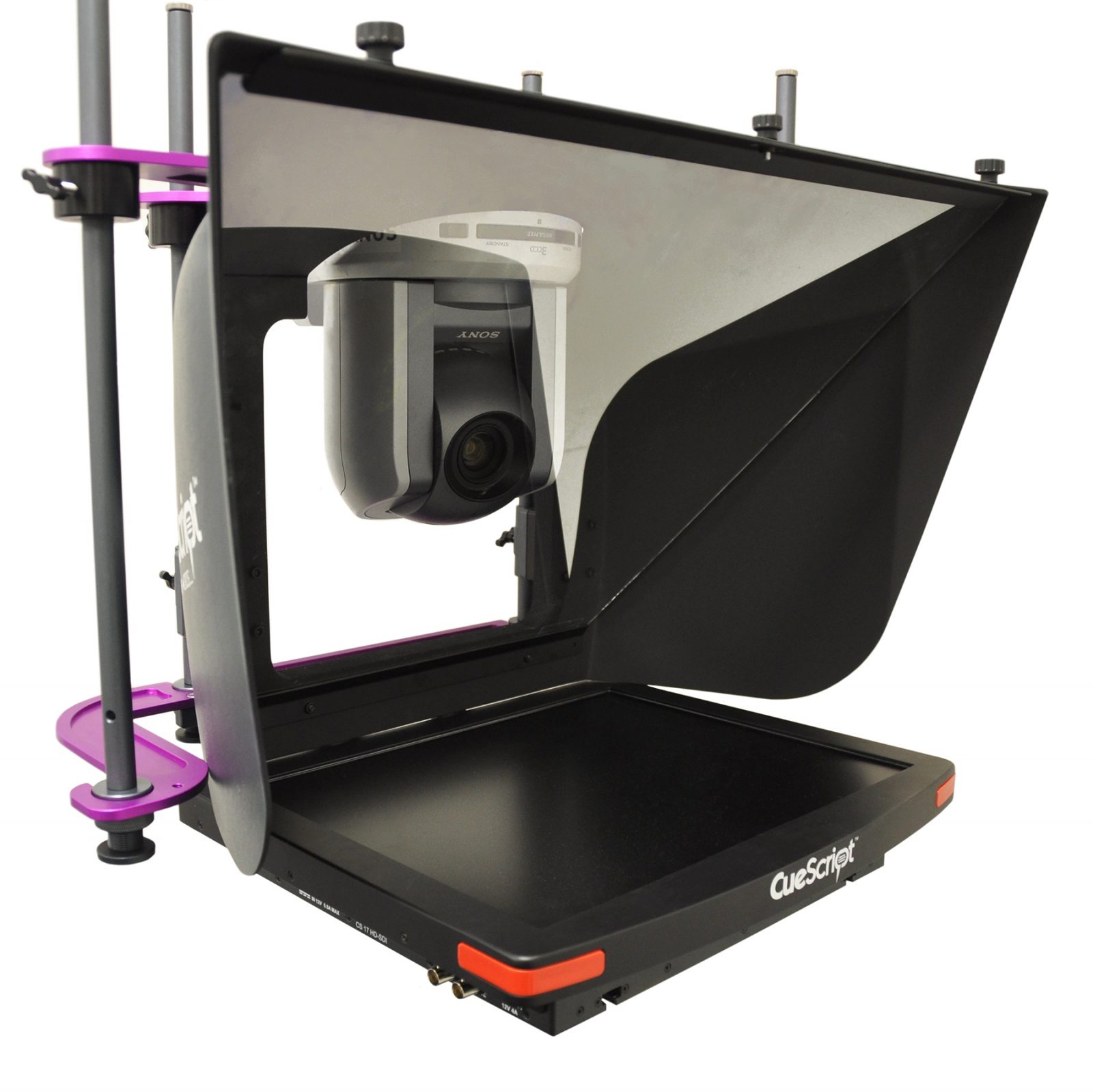 CueScript Showcases its Range of PTZ Prompters at IBC 2023