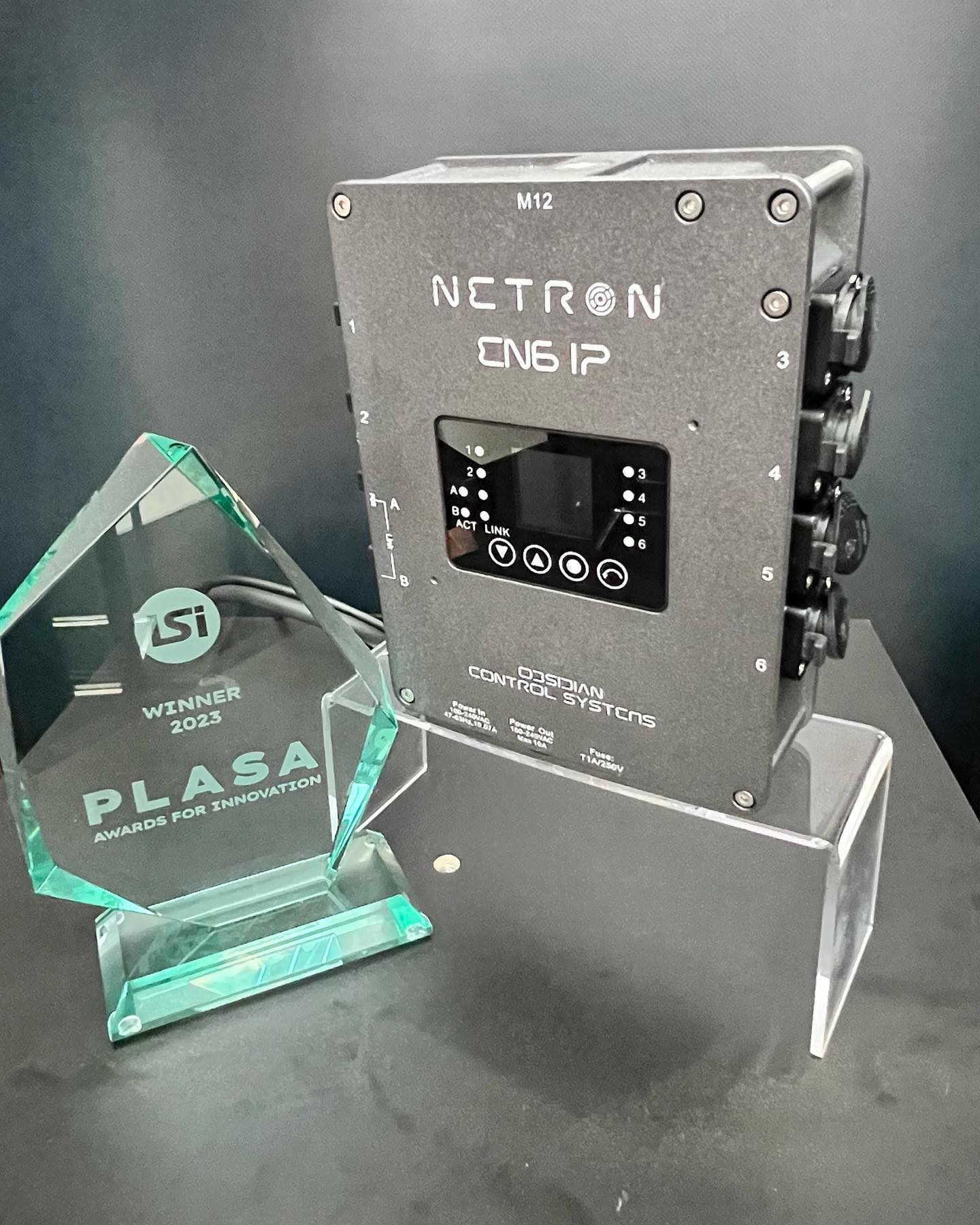 Obsidian’s ground-breaking NETRON IP65 data distribution wins PLASA ...