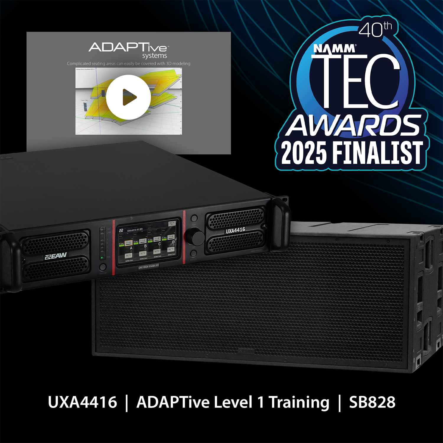 EAW® NAMED AS FINALIST FOR THREE NAMM TEC AWARDS • Technologies for Worship Magazine