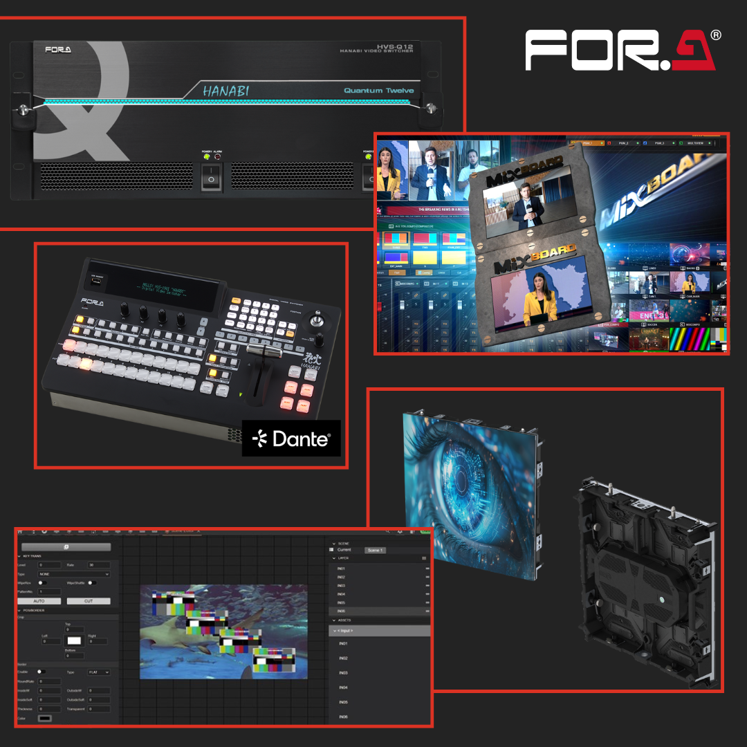 FOR-A America Theme “Connecting the Present, Building the Future” Comes to Life at NAB 2025 ...